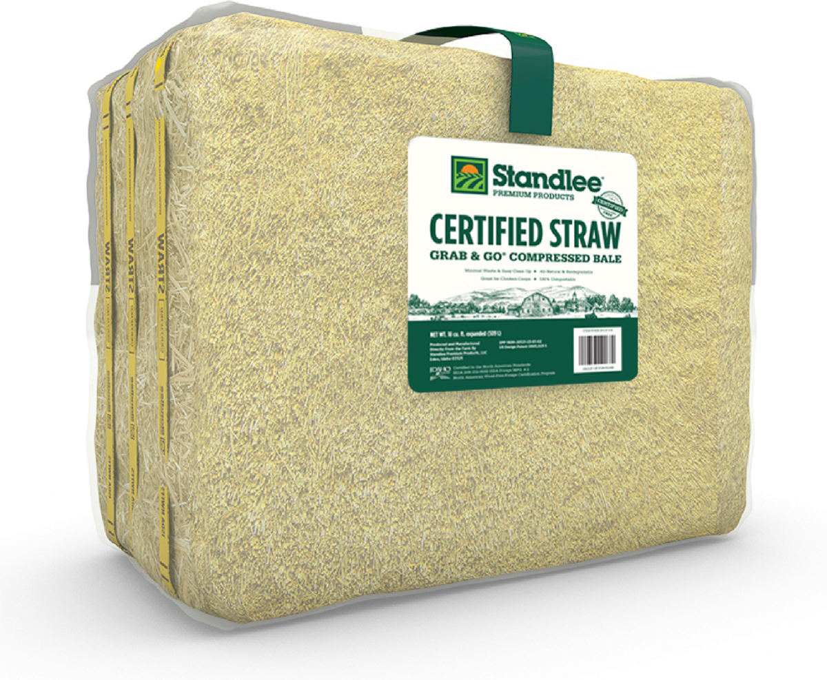 Certified Straw Grab & Go Compressed Bale