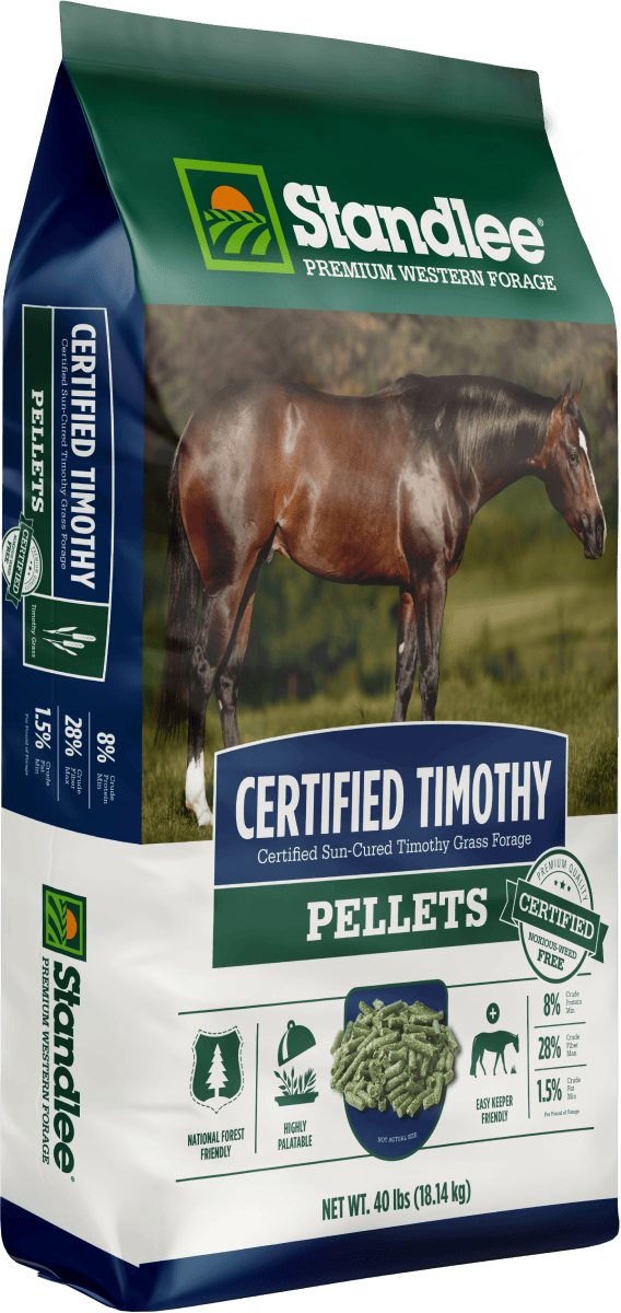 Certified Timothy Grass Pellets | Standlee Premium Forage
