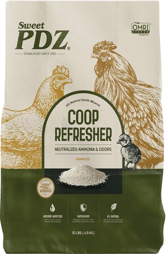 Sweet PDZ Coop Refresher – All-Natural Odor Control