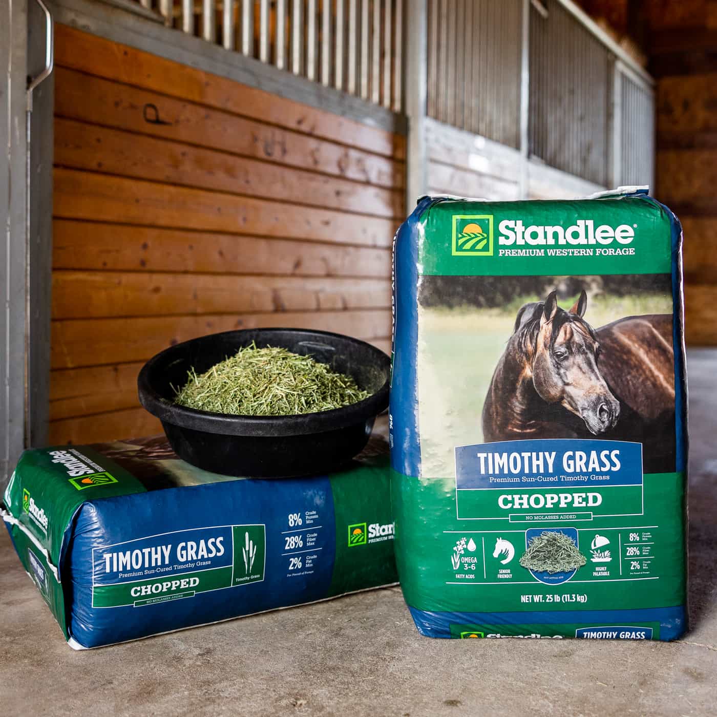 Premium Chopped Timothy Grass Food for Horses | Standlee
