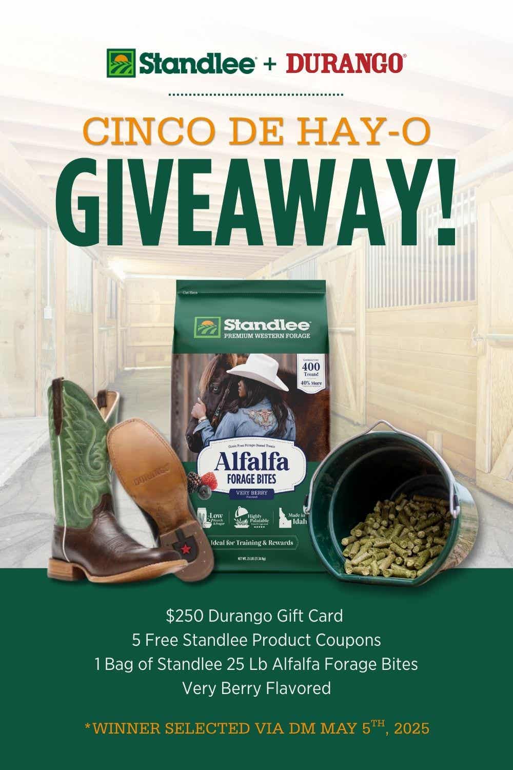 Celebrate Cinco de Mayo with a boot-stompin' giveaway!