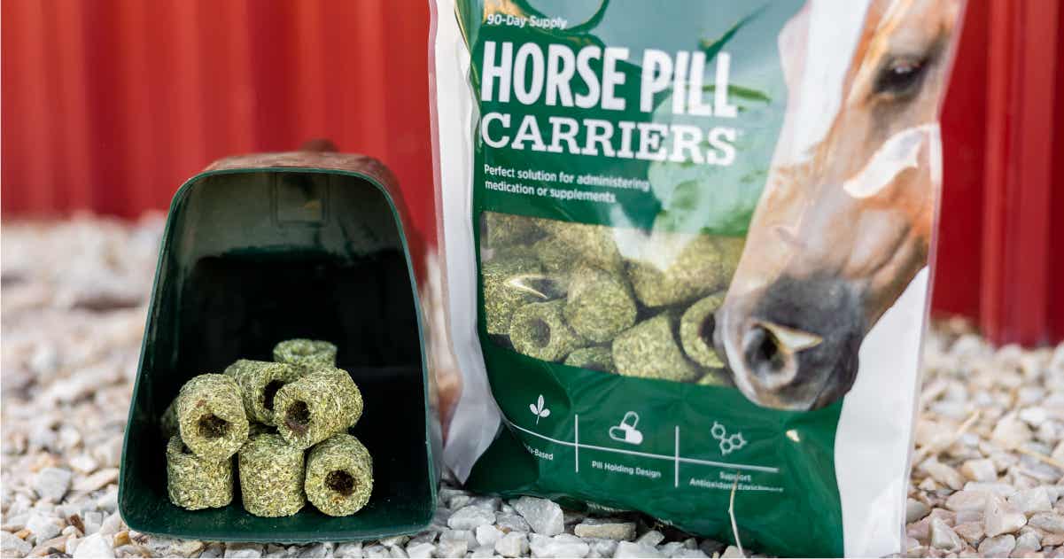Horse Pill Carriers - Natural Alfalfa-Based Pill Pockets